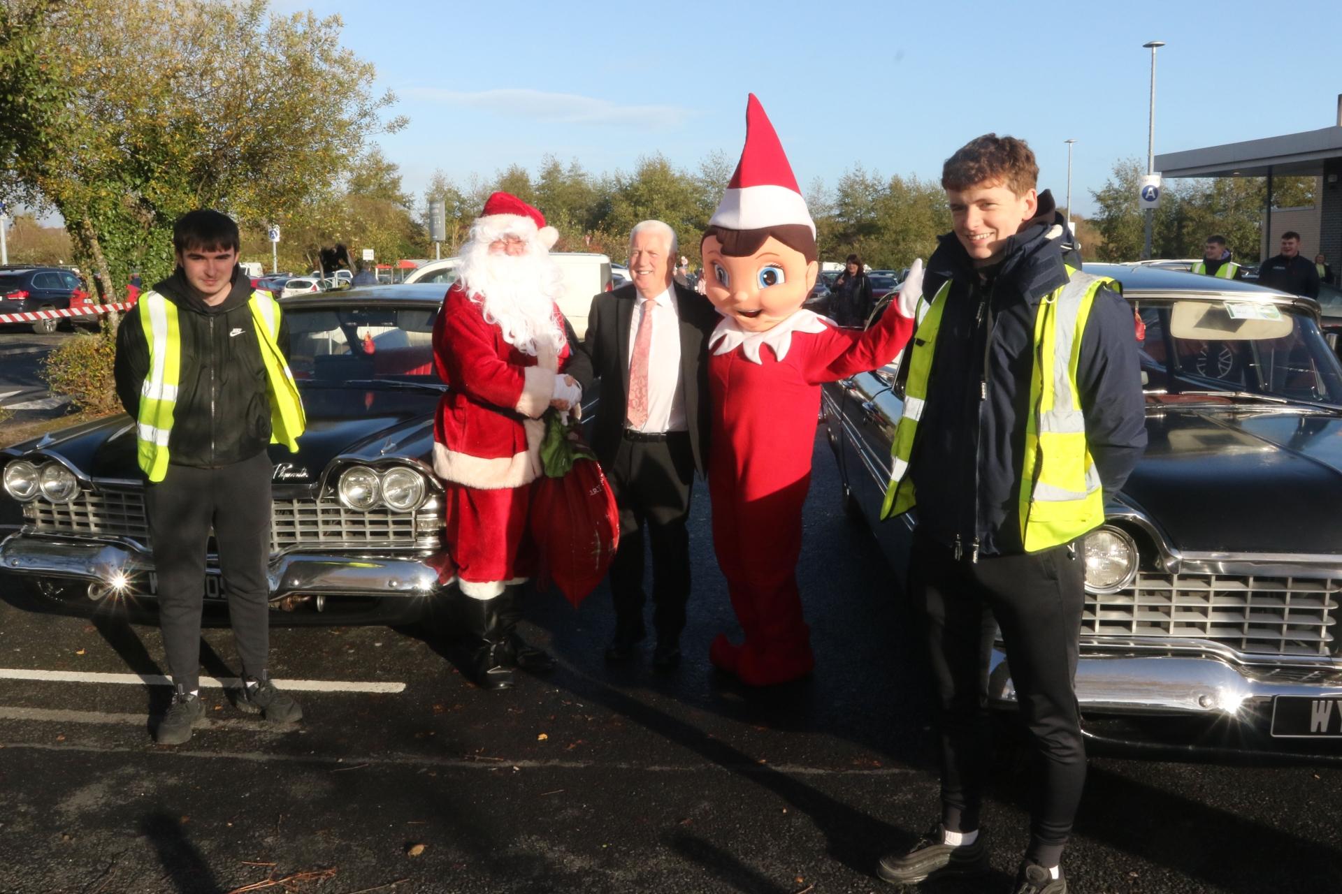 In Pictures: Santa arrives at the Crescent Shopping Centre in style ...
