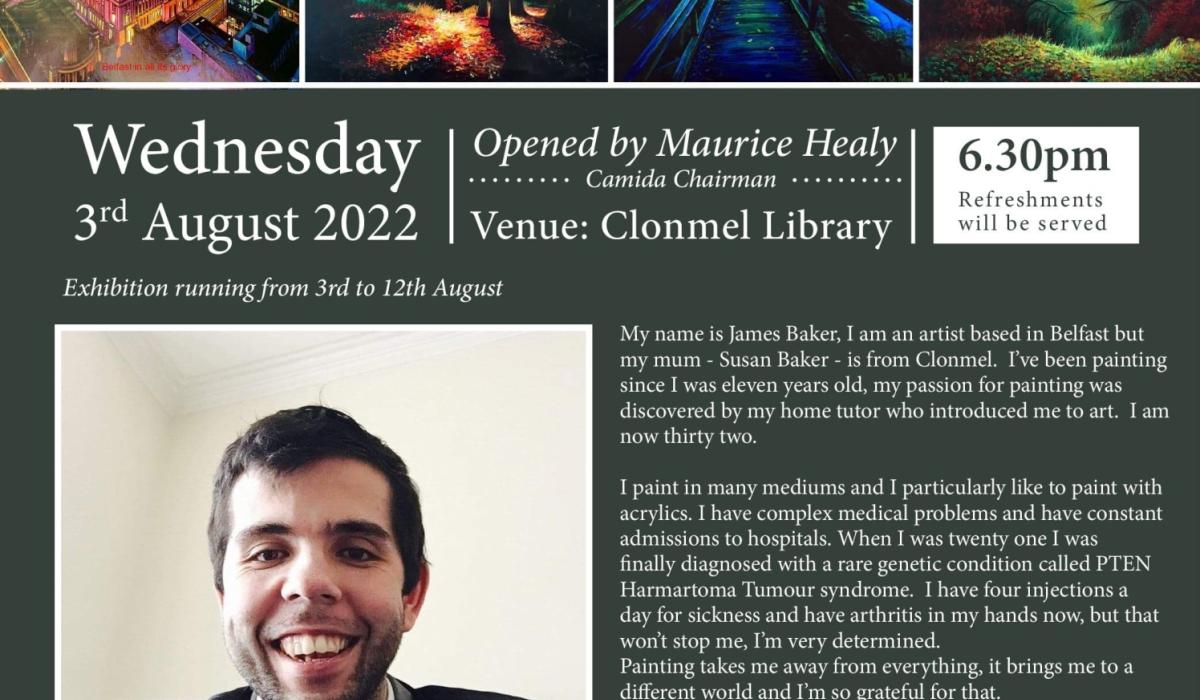 The remarkable paintings of James D Baker will go on display at the ...