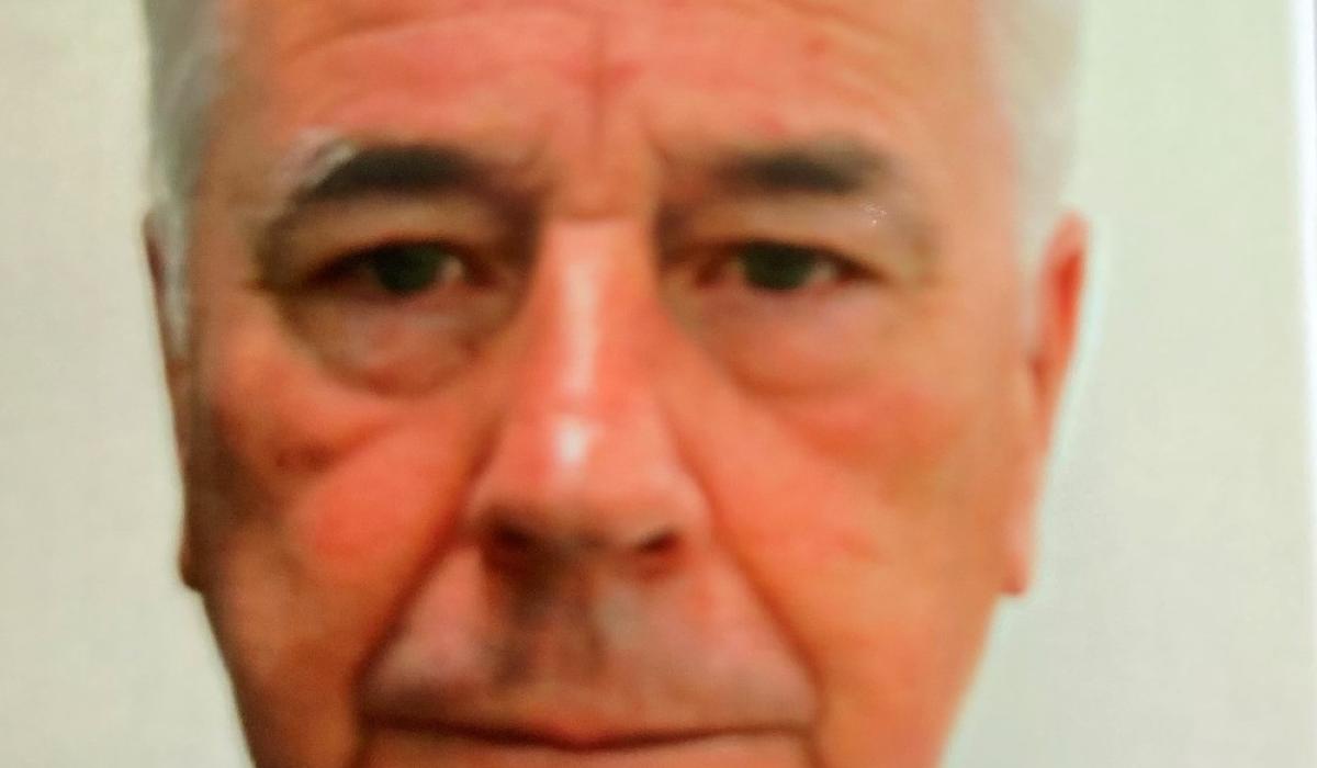 MISSING PERSON: Gardaí and family concerned for welfare of missing 74-year-old man - Ireland Live