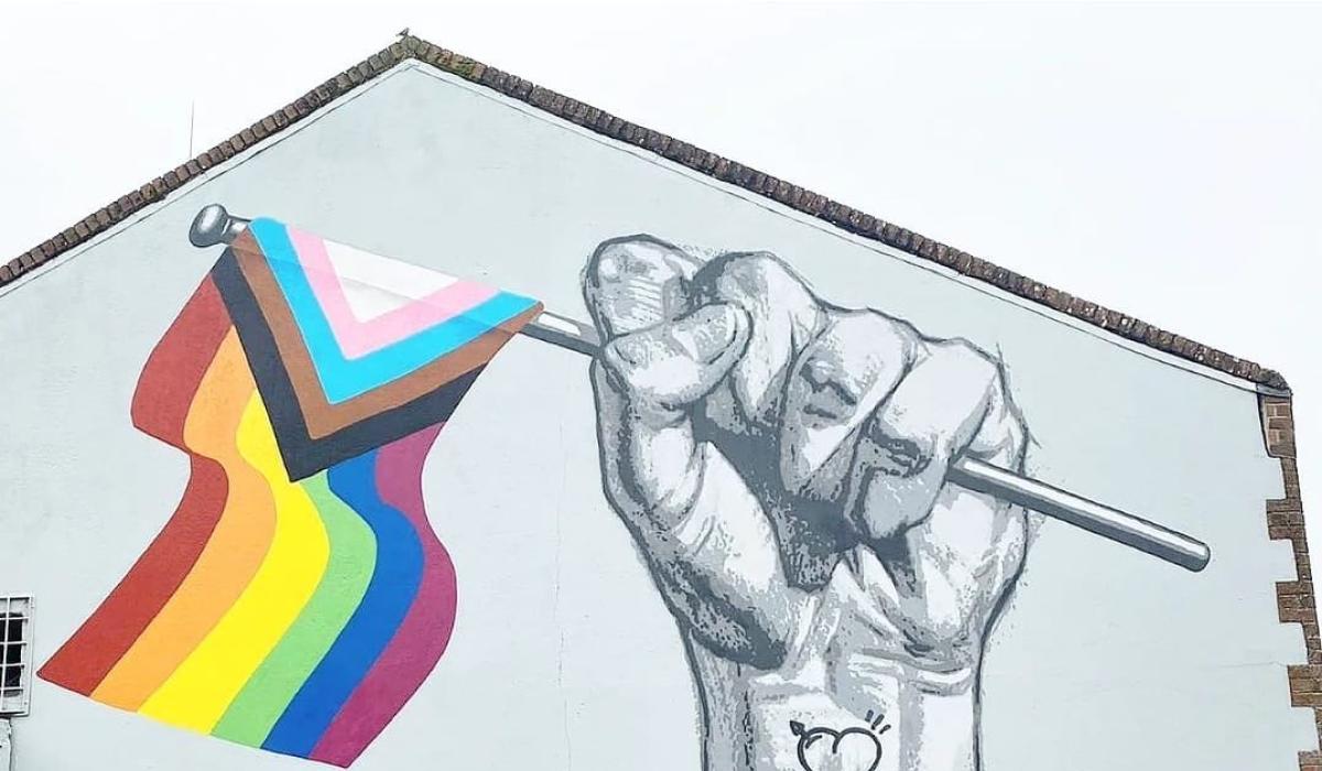 Pride mural in the Midlands defaced ahead of county's first Pride ...