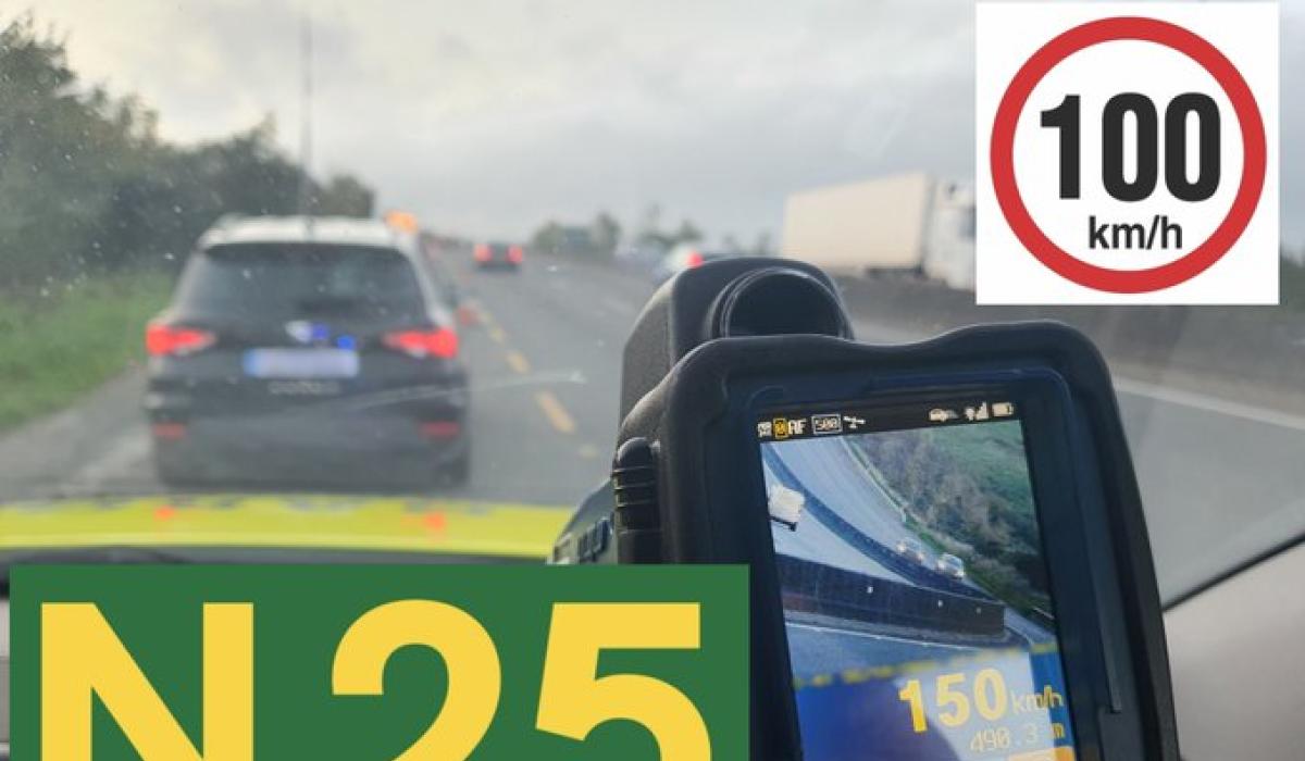 Driver in Waterford caught travelling well above speed limit - Ireland Live