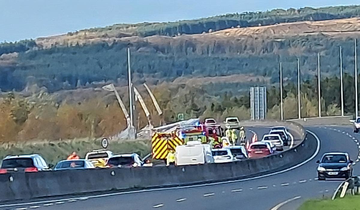 Long traffic delays near Limerick Tunnel due to car fire - Ireland Live