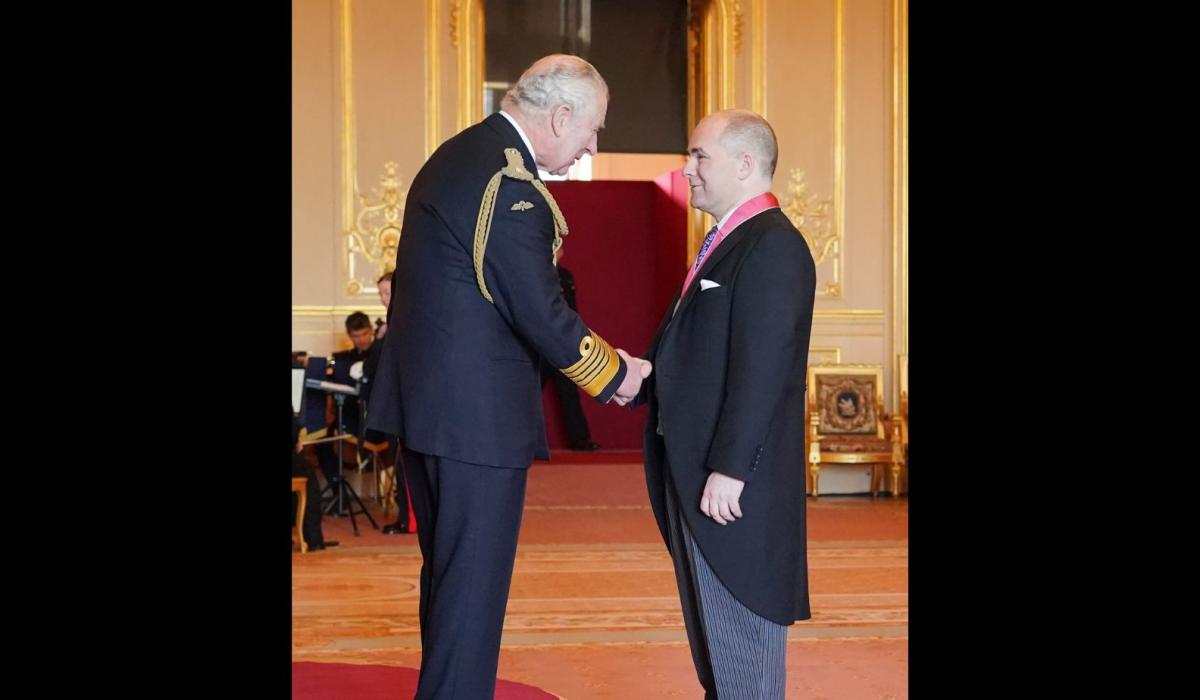 Limerick man honoured with CBE from King Charles III - Ireland Live