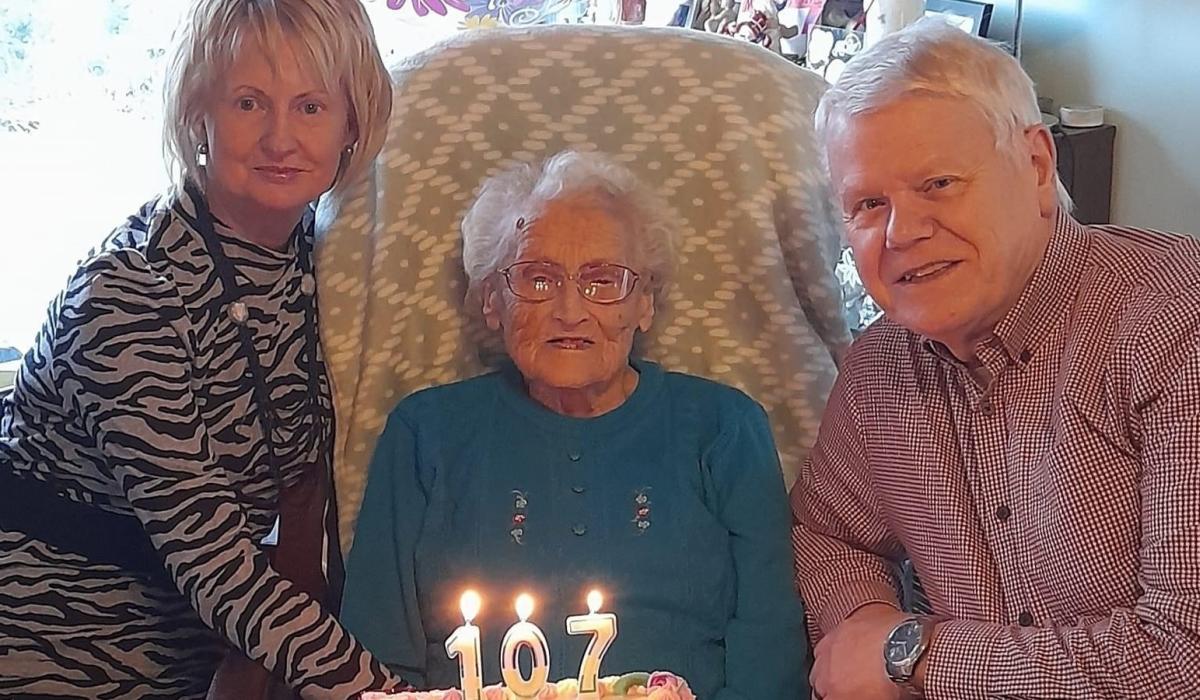 Donegal’s oldest citizen Ruby Druce celebrates her 107th birthday ...