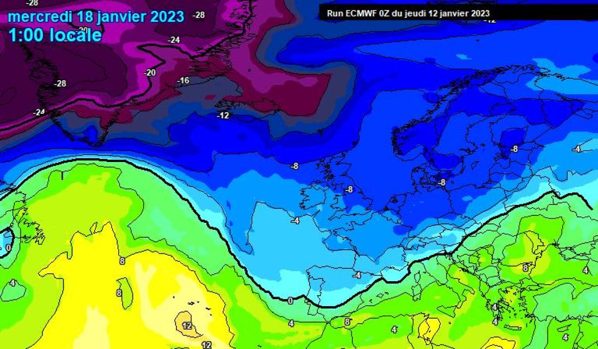 Met Éireann's five-day forecast predicts serious cold snap with snow ...