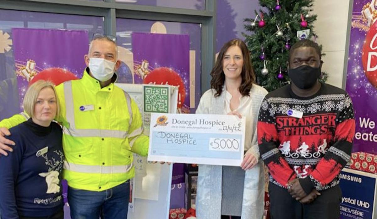 Currys Letterkenny staff raise €5,000 in head shave for Donegal Hospice - Ireland Live