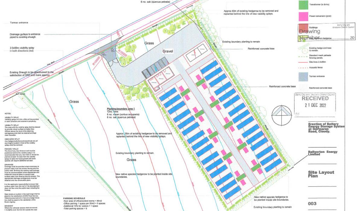 County Derry residents launch objections to battery energy storage ...
