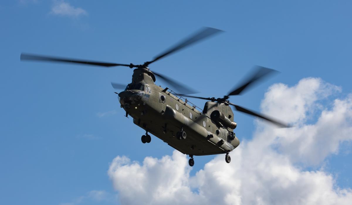 It's a bird! It's a plane! It's US Army helicopters over Limerick ahead ...