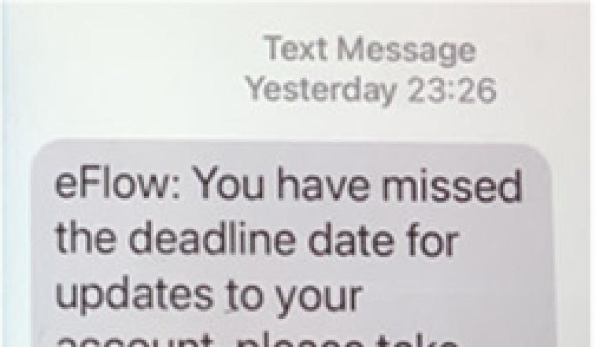 Bank of Ireland warns customers about Fraudulent eFlow text messages ...