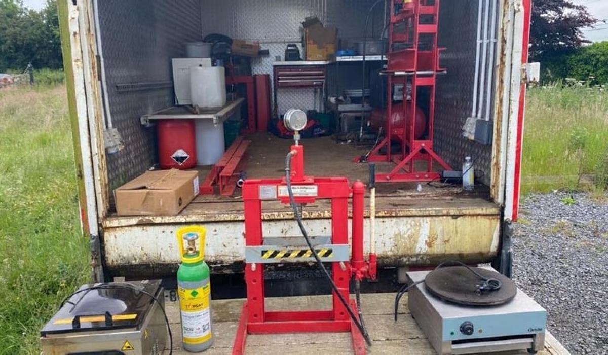 BREAKING: PHOTOS: Mobile drugs unit seized in Kildare - Ireland Live