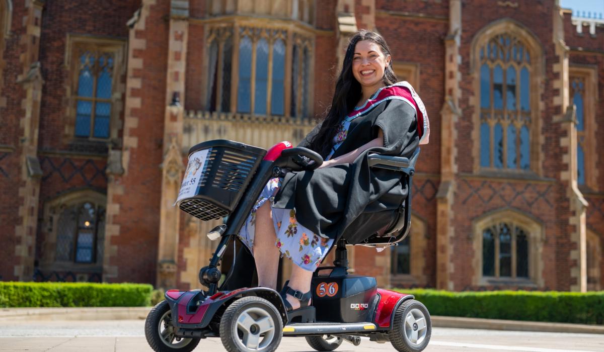 Remarkable Derry student disabled during degree celebrates with a ...