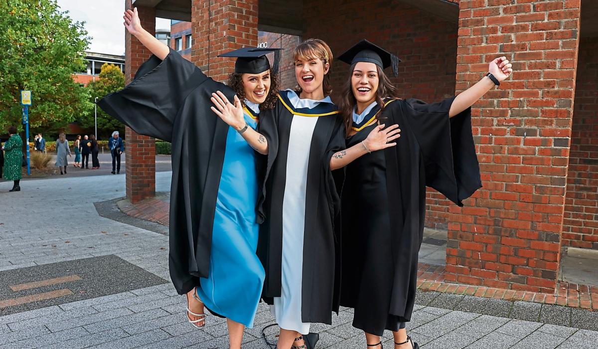 Offaly student celebrates university graduation with classmates ...
