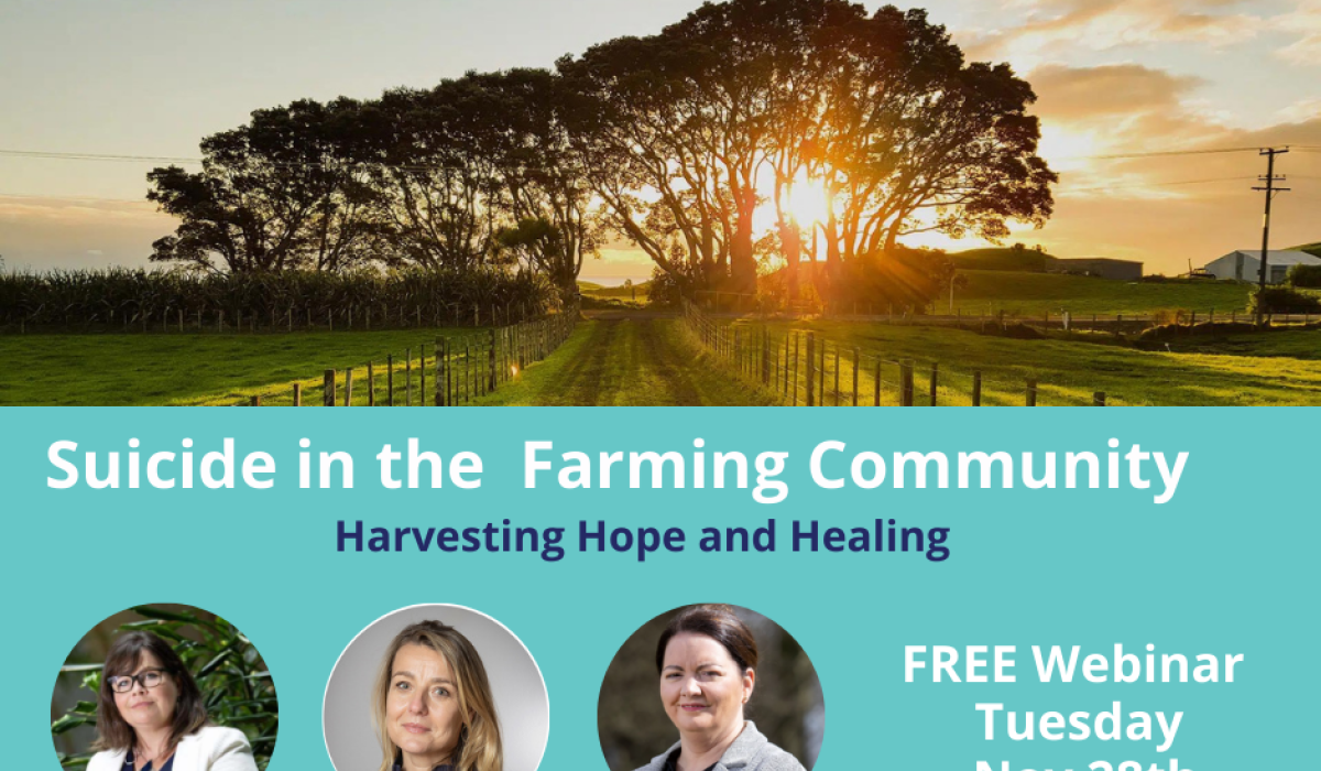 Suicide in the Farming Community, a free webinar for those impacted ...