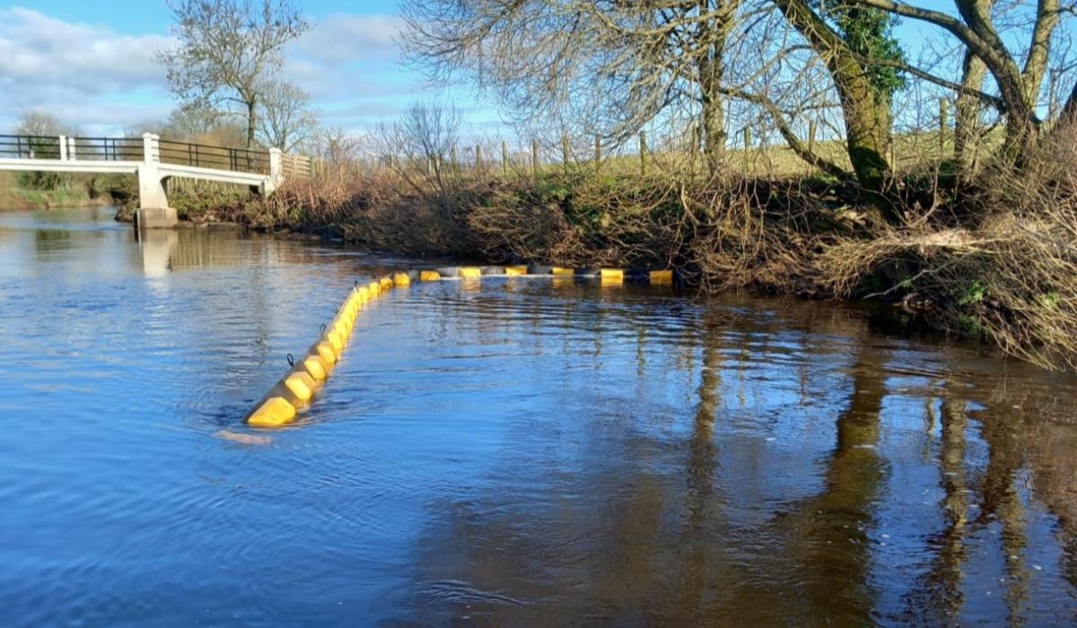 Debris boom installed in Ballinderry river in hope to tackle plastic ...