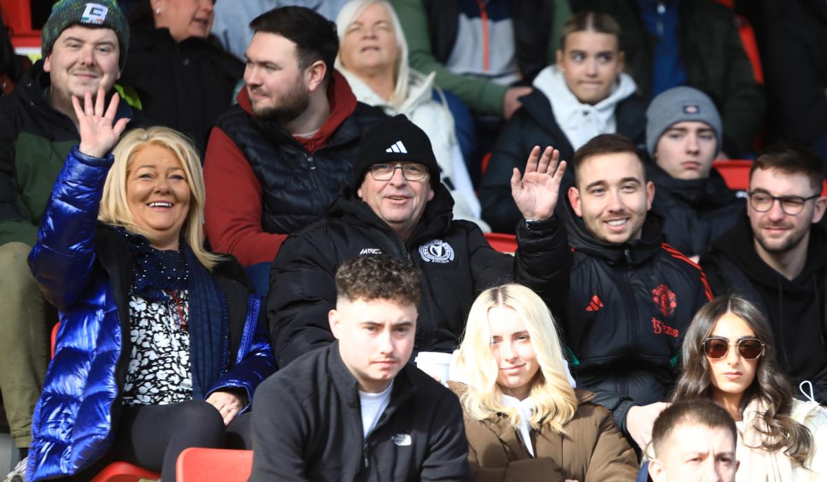 IN PICTURES: Institute fans turn out in numbers for Irish Cup tie ...