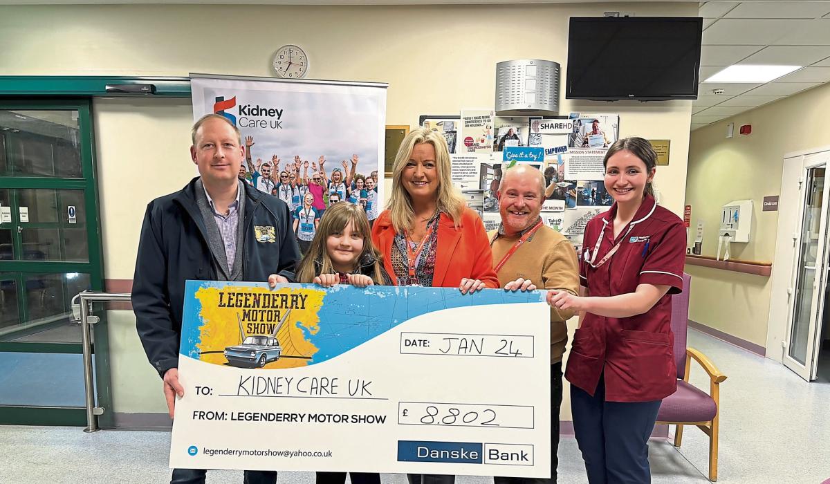 Legenderry Motor Show raises almost £9,000 to support kidney patients ...