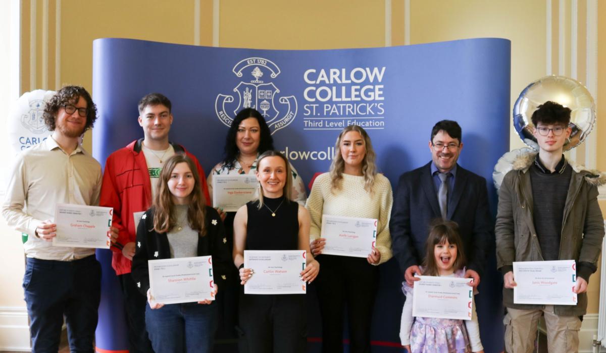 Carlow students awarded for academic excellence at Scholarship awards ...