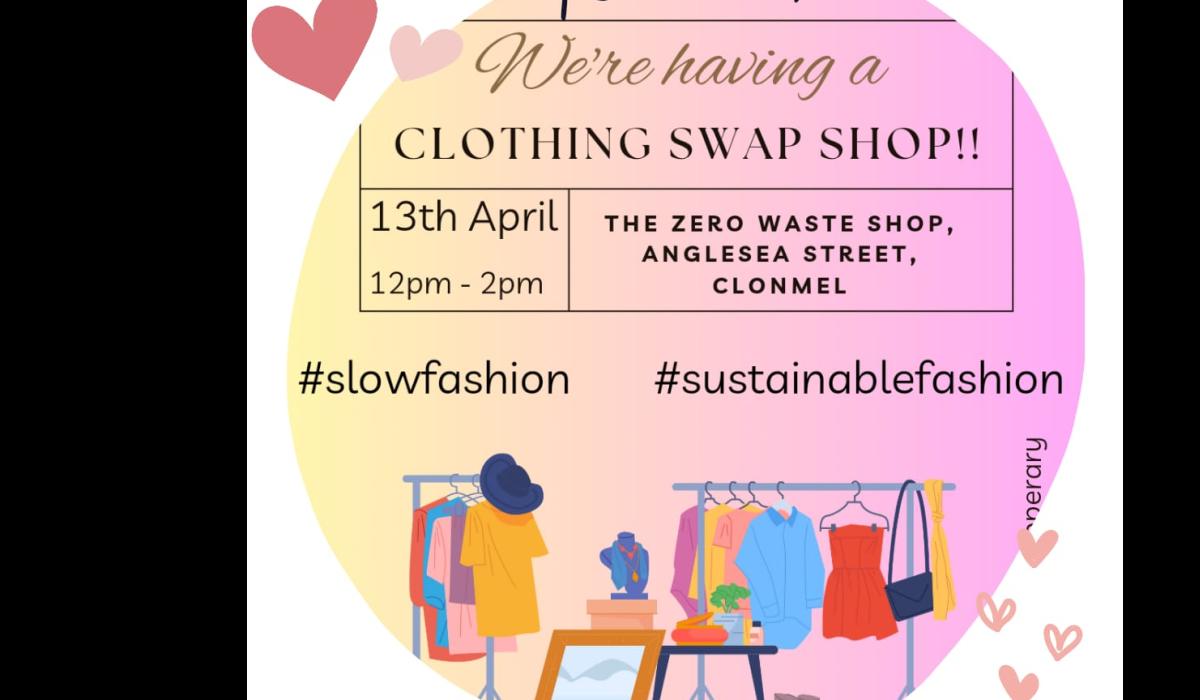 A clothes swap event will take place in Tipperary - Ireland Live
