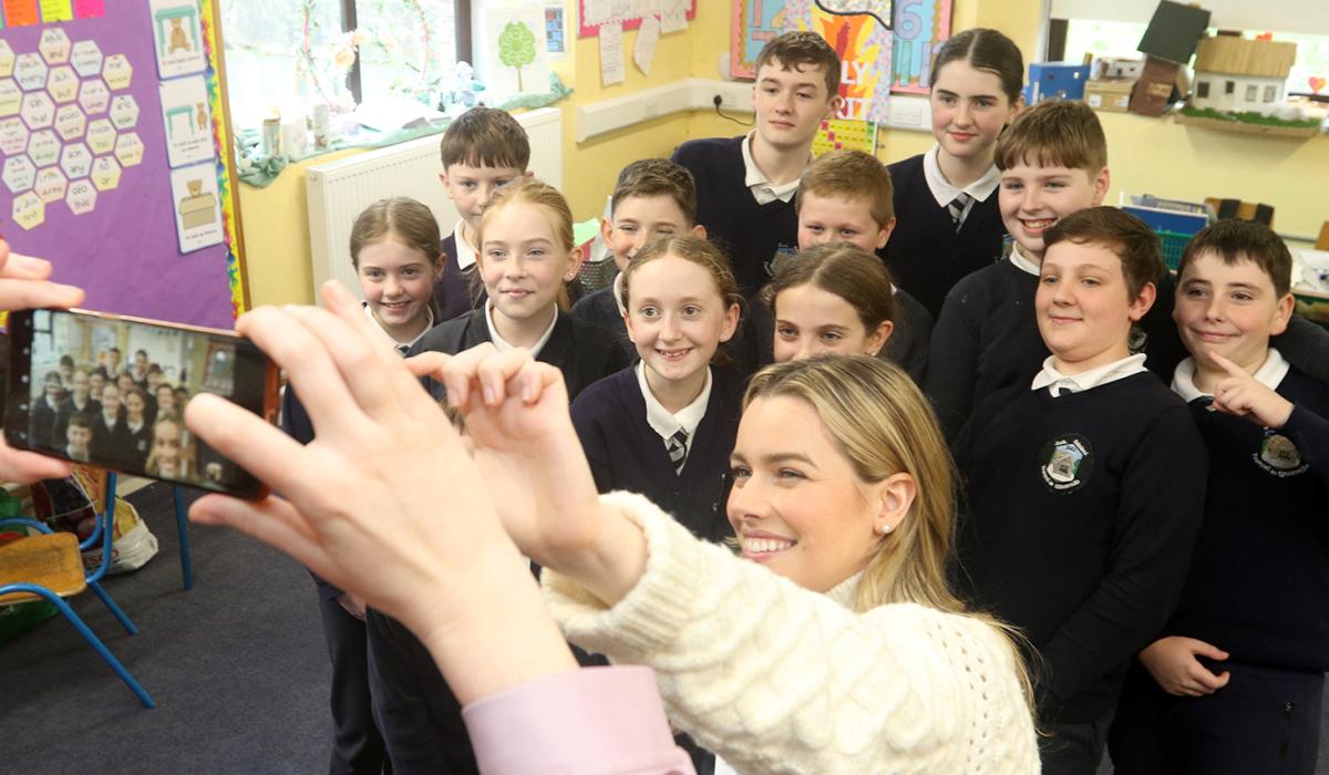 PICTURES: Limerick pupils receive special visit from Rose of Tralee ...