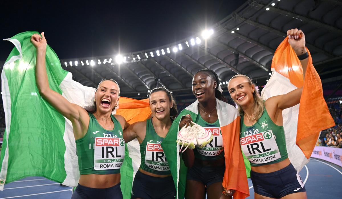 Ireland women claim European Championship silver medal in 4X400m relay ...
