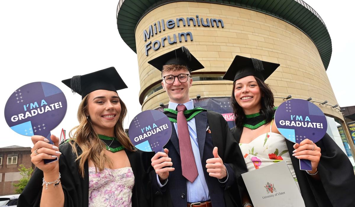 IN PICTURES: Grad day joy at Ulster University Derry graduations - Page ...