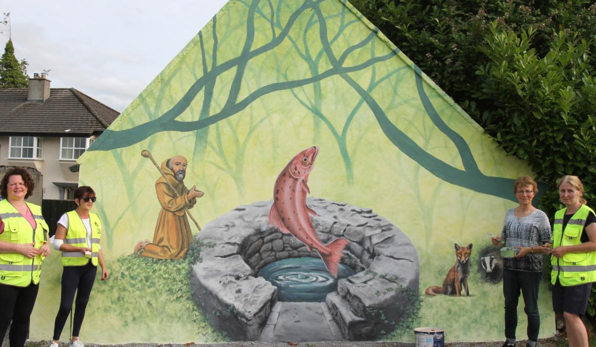 Rathcabbin village gets an impressive new mural focusing on St Ciaran’s ...