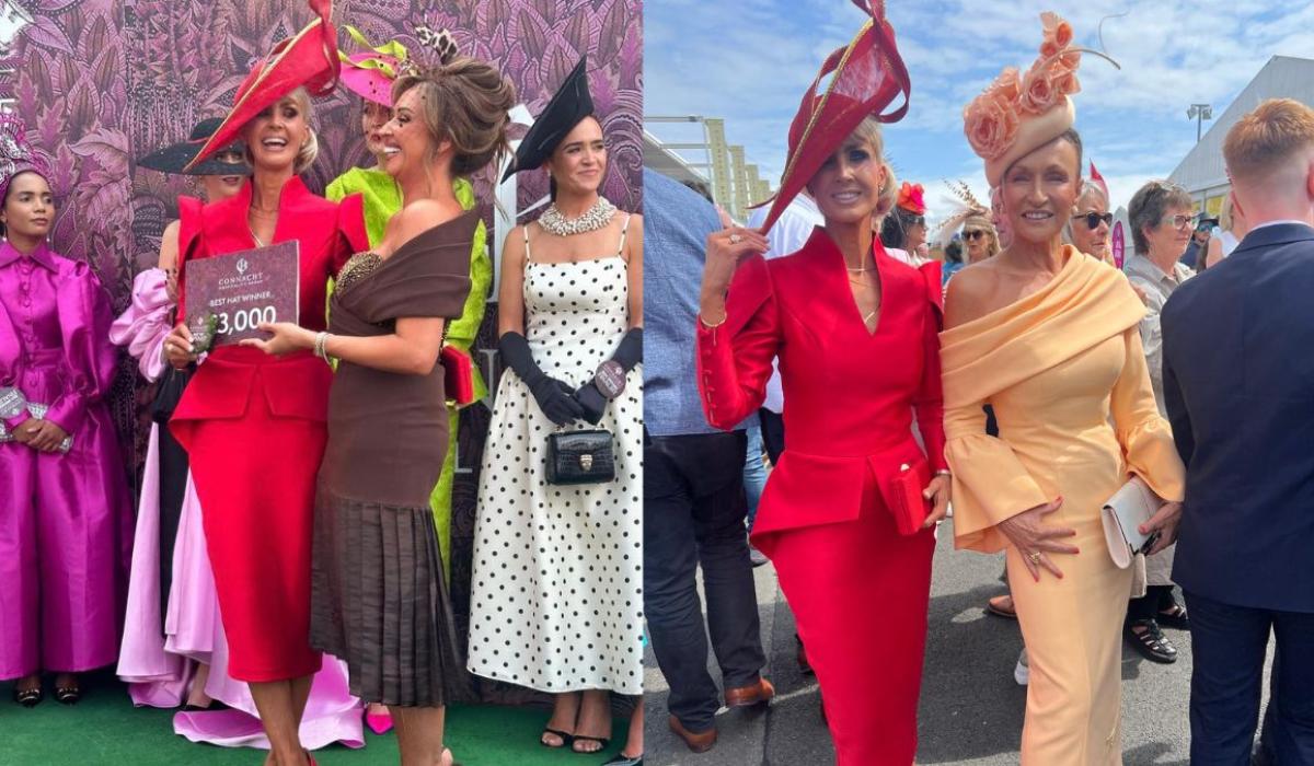 Limerick woman wins best hat title at Galway Races - Ireland Live