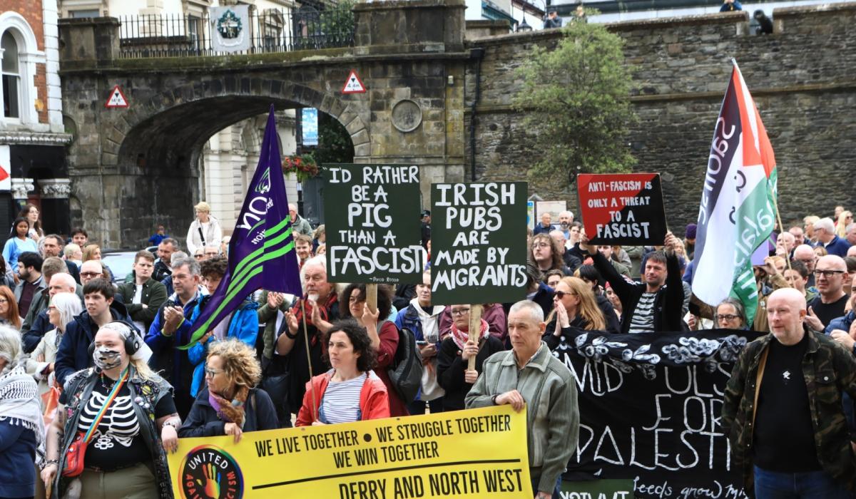 IN PICTURES: Derry community unites for solidarity rally opposing ...