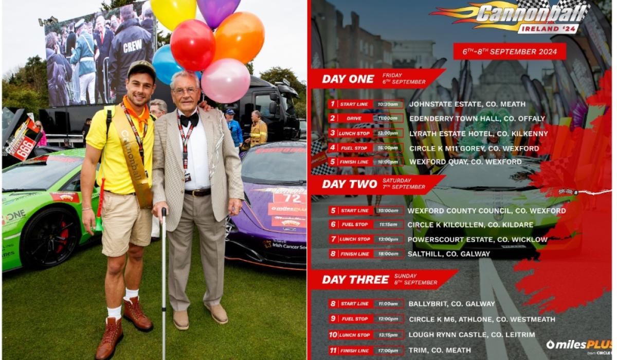 Details of Leitrim stop for spectacular Cannonball Run 24 confirmed ...