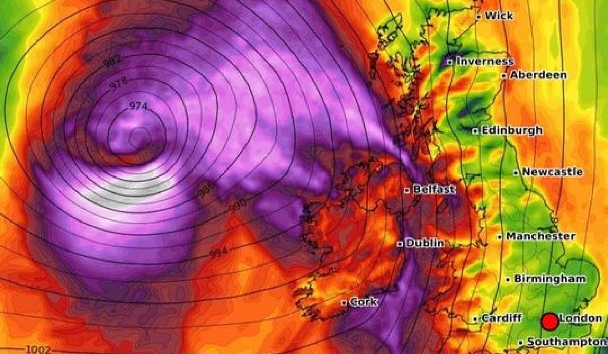 'Very deep low system' - Forecasters on Ireland storm watch amid severe ...