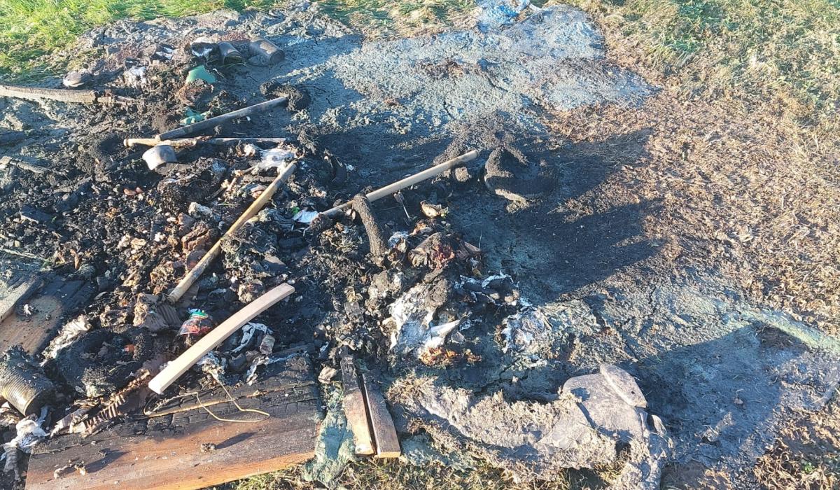 'I took it upon myself to go down and take away the plastic stuff out ...