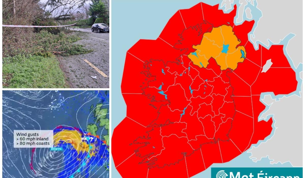 Destructive Status Red Storm Éowyn to bring Laois to standstill with ...