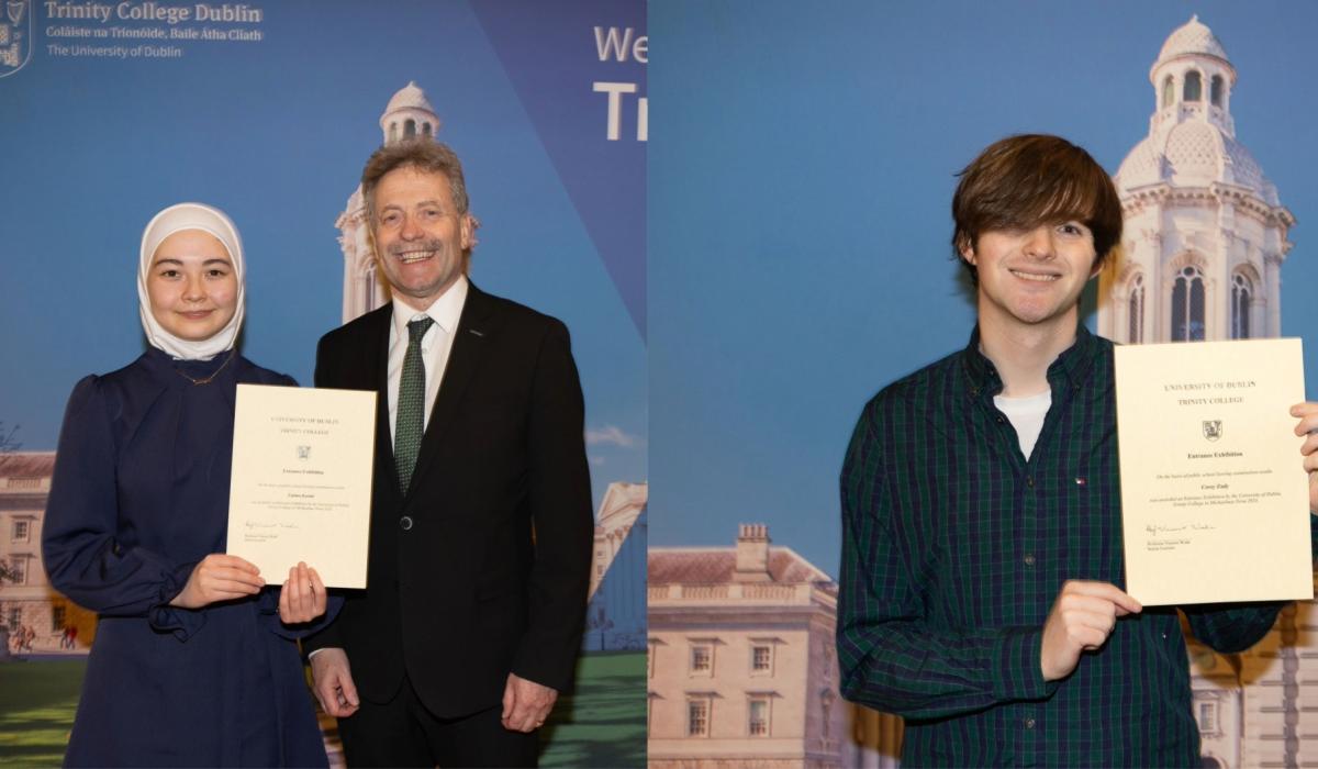 Eight Offaly students receive prestigious entrance awards from Trinity College - Ireland Live