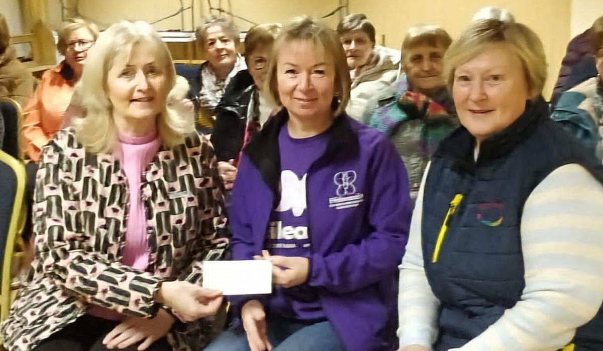 Local Tipperary social club presents generous donation to charity ...