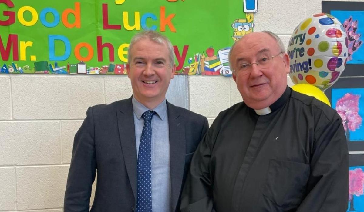 In pictures: William Doherty takes over as principal of St Oran’s NS ...