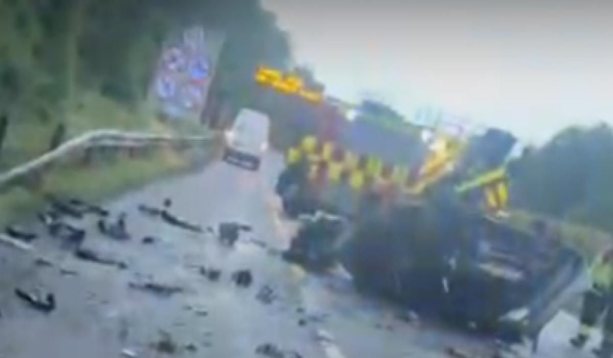 Engine ripped from car in high-speed collision close to Limerick border ...