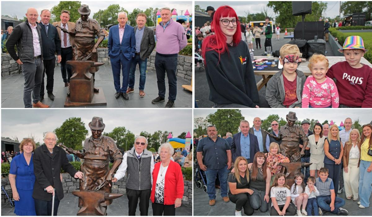 PICTURES | Lovely day in Longford as ‘The Blacksmith of Killoe’ statue ...