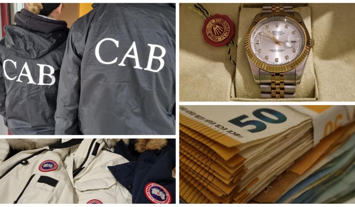 CAB seize cash, Rolex watches and Louis Vuitton bags during extensive ...