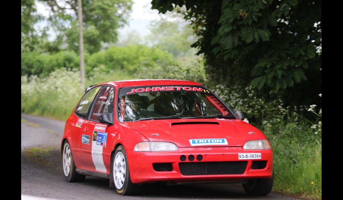 Longford rally drivers on winners podium - Ireland Live