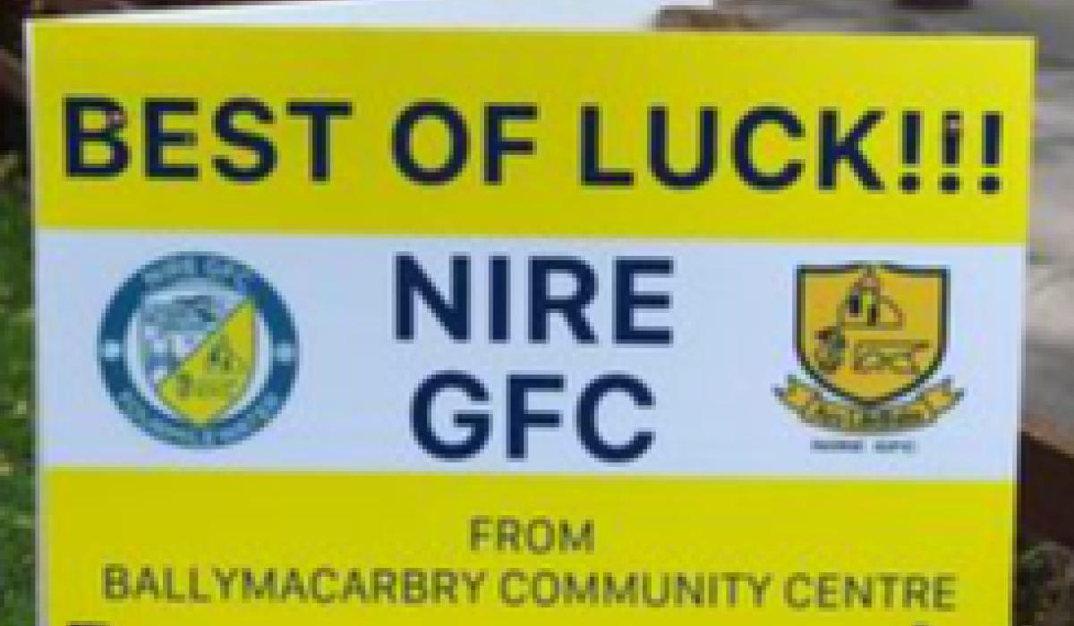 Ballymacarbry and Nire are powering on - good luck from south Tipperary ...