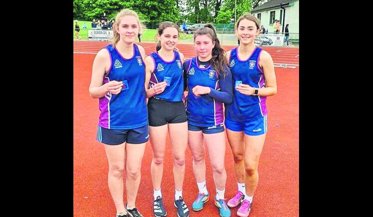 Presentation Thurles students win silver in the Munster Senior 4 X 300 ...