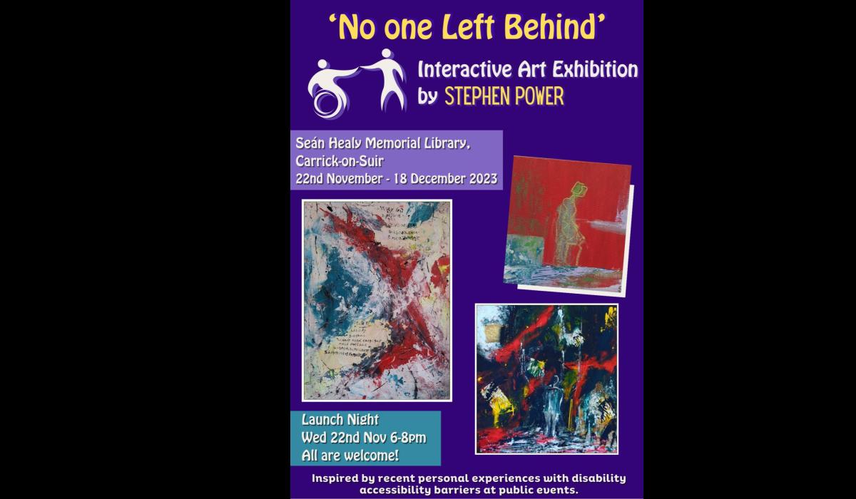 Artist Stephen Power's new exhibition opens at Carrick-on-Suir Library ...