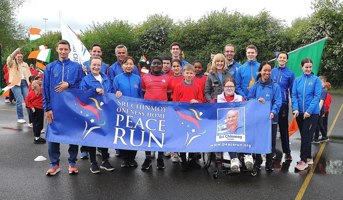 Peace Run comes to St. Joseph's N.S. Dundalk - Ireland Live