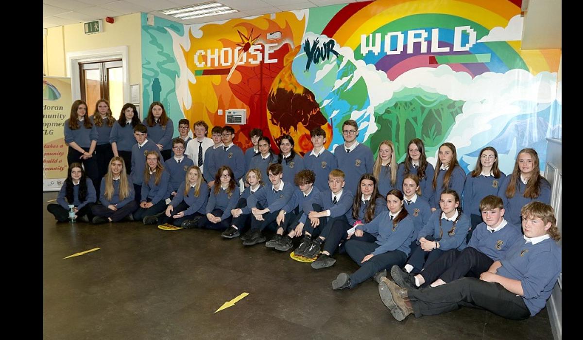 Bundoran TY students create mural on climate crisis - Ireland Live