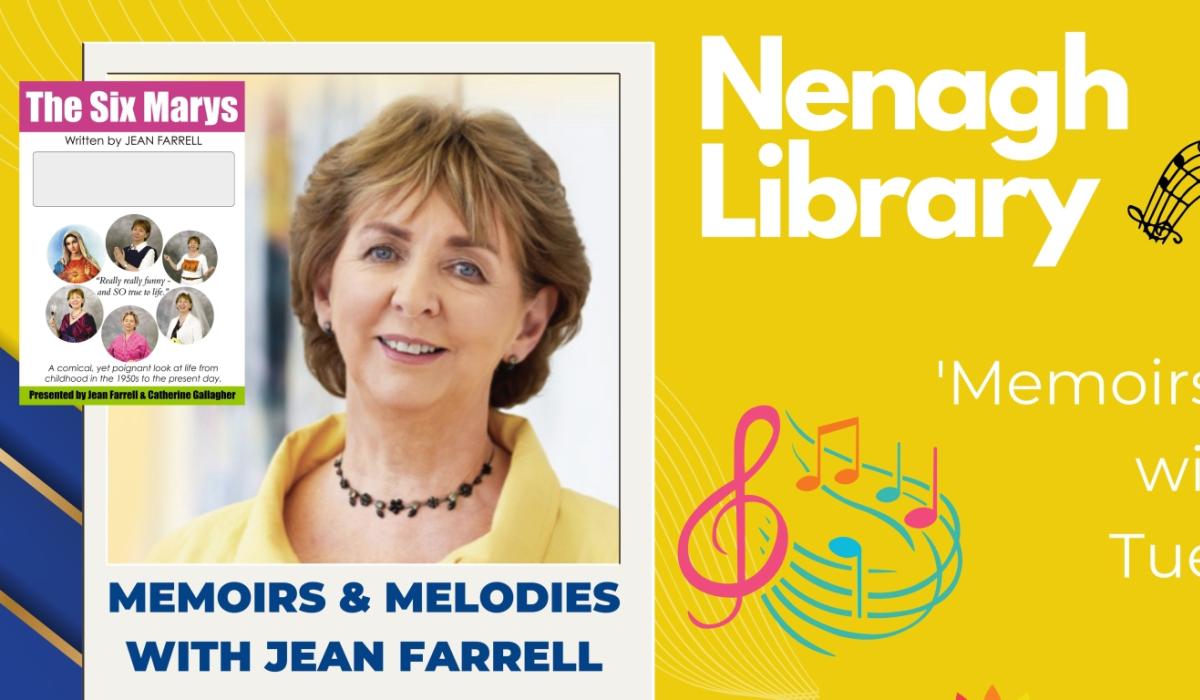 Nenagh Library hosts author and playwright Jean Farrell as part of ...