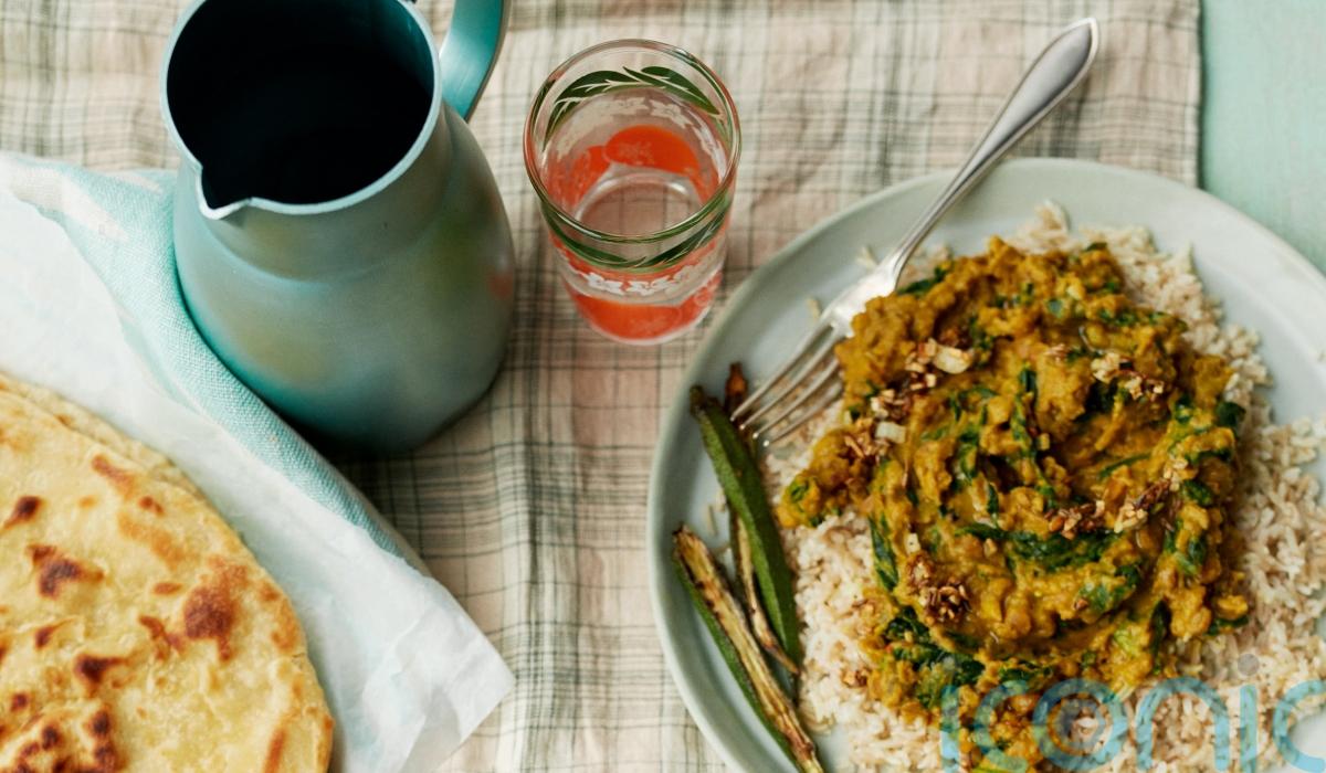 Original Flava’s Trini split pea dhal with spinach and okra recipe ...