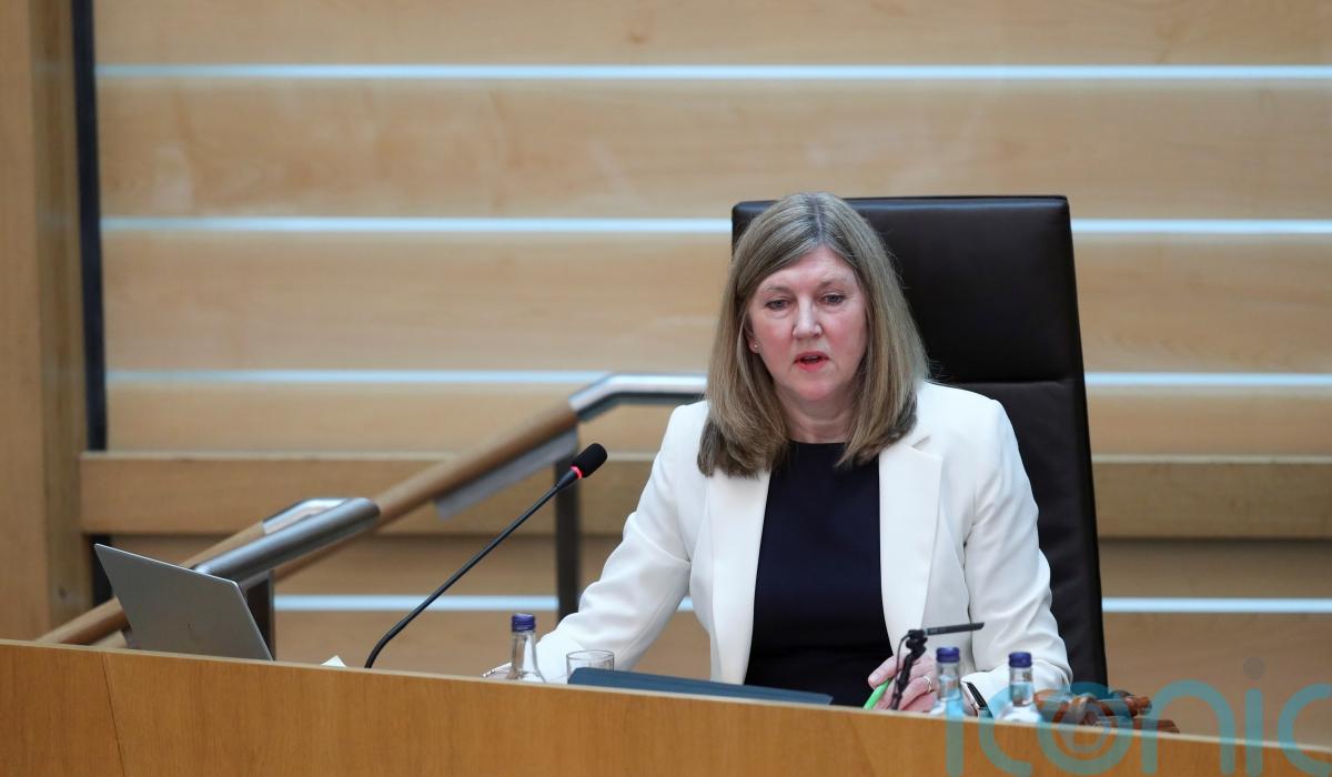Holyrood absence for Presiding Officer Alison Johnstone due to planned ...