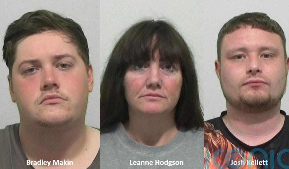 Balaclava-wearing man identified by tattoos among four Sunderland ...