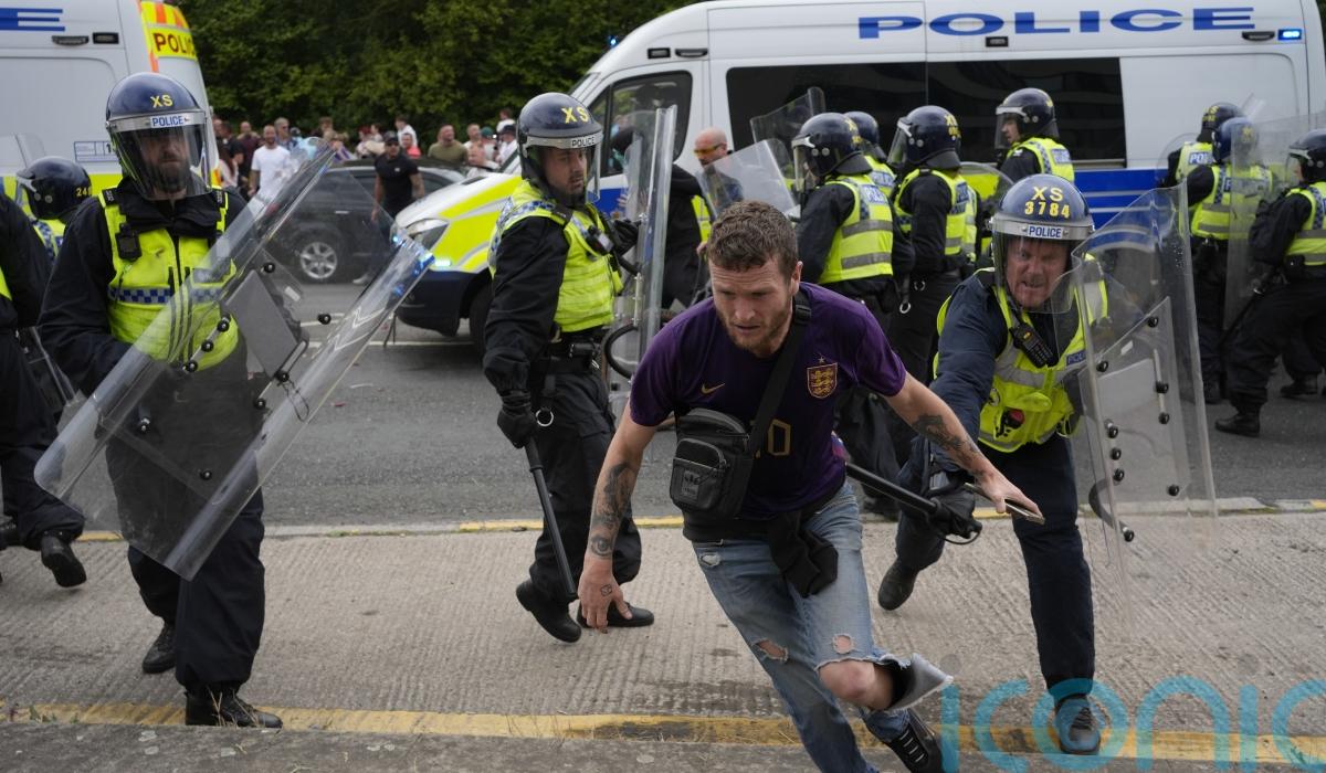 Man who fuelled hotel fire given joint highest riot-related sentence so ...