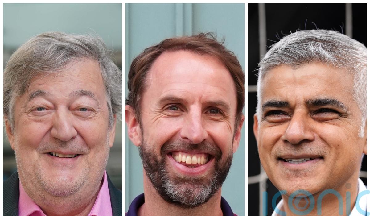 Stephen Fry, Gareth Southgate and Sadiq Khan knighted in New Year ...